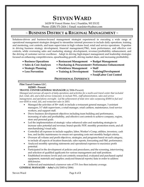 Derrick Resume 2016 | DOC