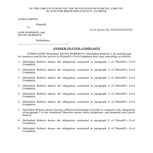 Answer | PDF | Legal Services Industry | Industries