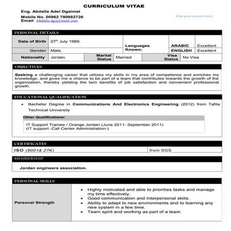 CV-Abdullah-2015 | PDF