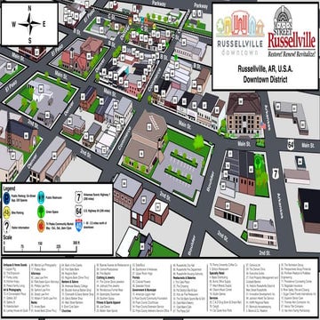 Downtown Map (PDF) (1) | PDF | Malls & Shopping Centers | Attractions