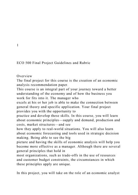 FIN 330 Final Project I Guidelines and Rubric Overv.docx | Stocks and ...