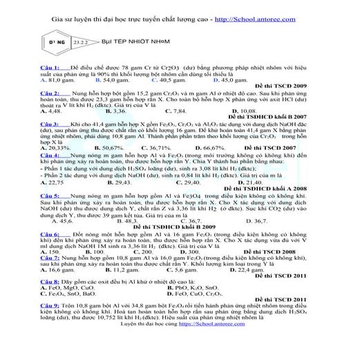 1ed bt nhiet nhom | PDF