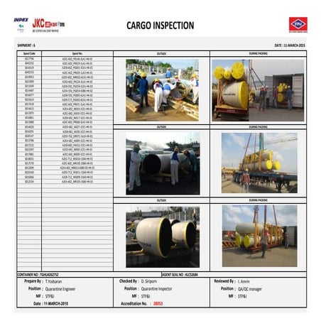 1) Photo report Hook up Pipe spool#6 | PDF