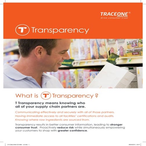 Transparency Data Sheet Final | PDF