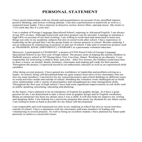 Personal Statement | DOC