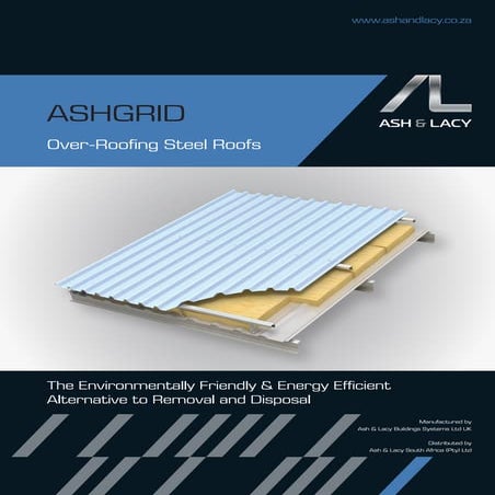 Ash and Lacy SA Over Roofing Steel Roofs A4 4pp Hi | PDF
