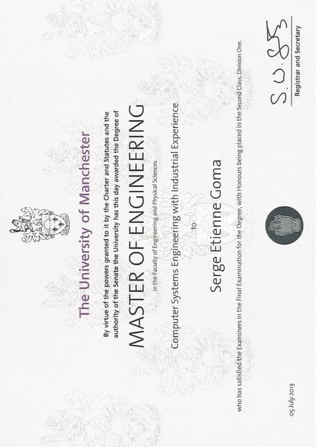 International Baccalaureate Certificate | PDF