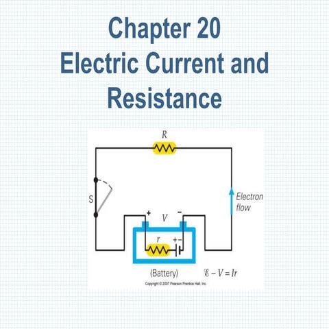 1 Electric Current and Resistance Lecture Ch 20.ppt