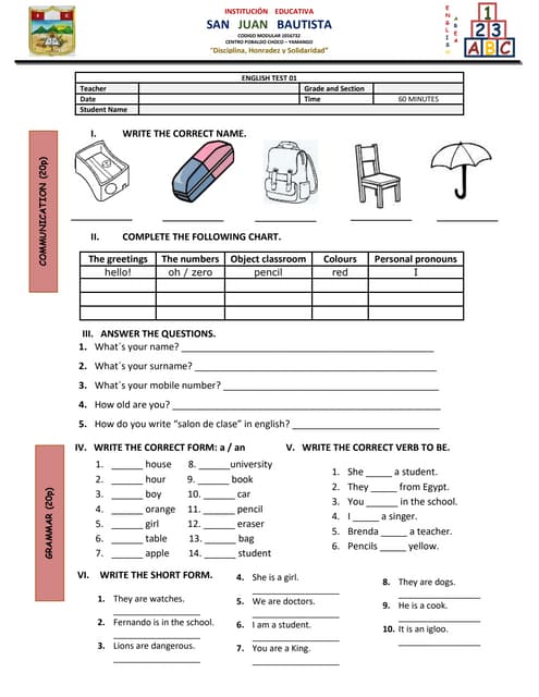 Diagnostico 2° | DOCX