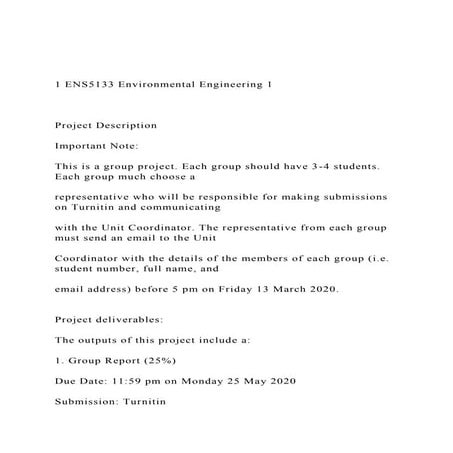1 ENS5133 Environmental Engineering 1 Project Descript.docx