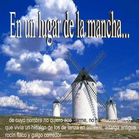 En un lugar de la Mancha | PPS