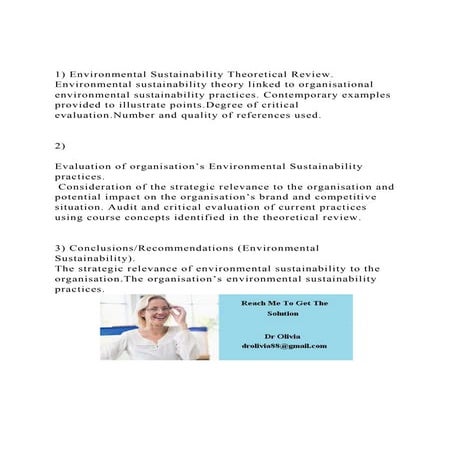1) Environmental Sustainability Theoretical Review. Environmen.docx