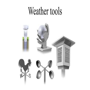 Weather tools: basic vocabulary. | PPT