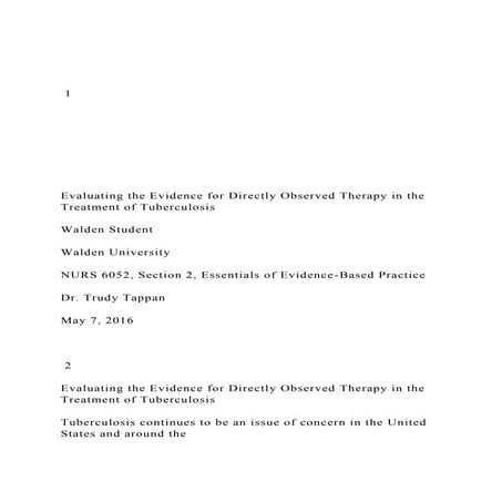 1 Evaluating the Evidence for Directly Obse.docx