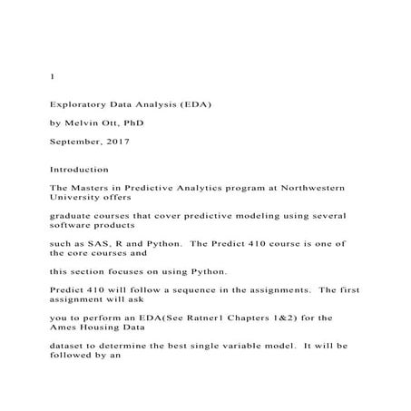 1 Exploratory Data Analysis (EDA) by Melvin Ott, PhD.docx