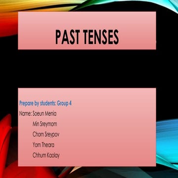 Past Perfect | PPT