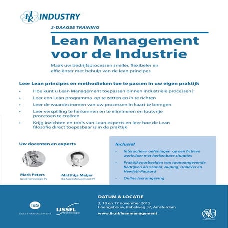 Lean management introductie | PPTX