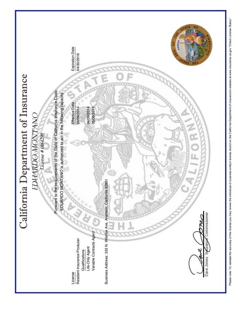 insurance certificate | PDF