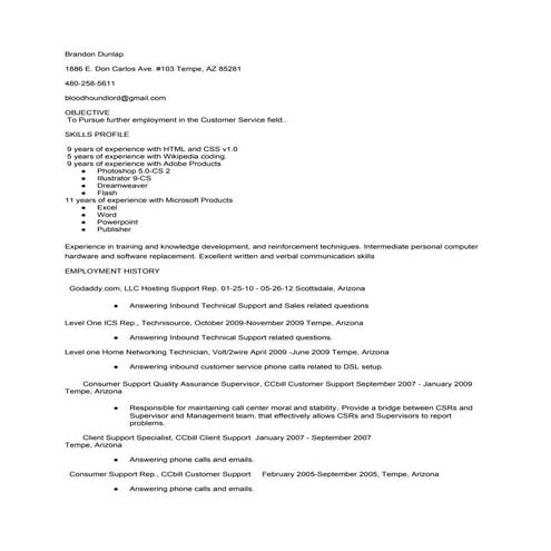 Richard Bonnell Resume | DOCX