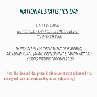 Climate-Smart Villages: an Introduction | PDF