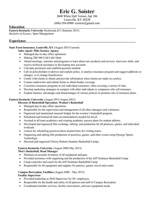 JB Resume August 2015 | DOC