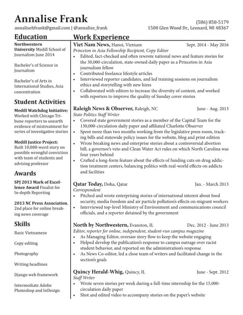 Andrew Harris Resume | PDF