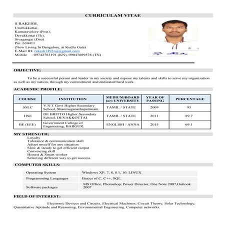 s rakesh resume Final 2016 | DOC | Operating Systems | Computer Software and Applications