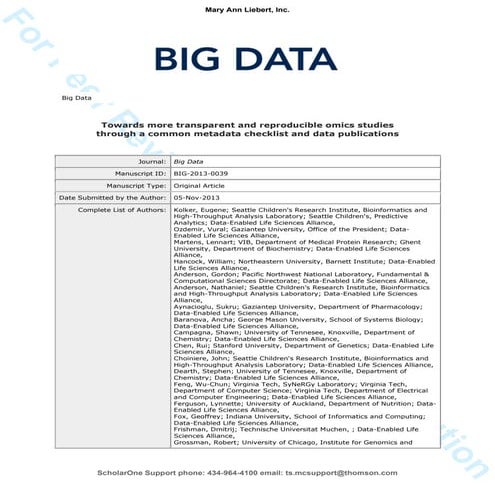 BIG DATA paper | PDF