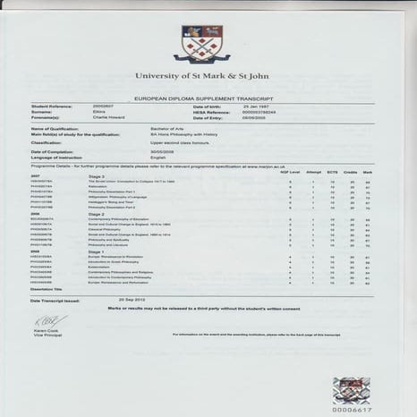 DEGREE TRANSCRIPT SCAN | PDF