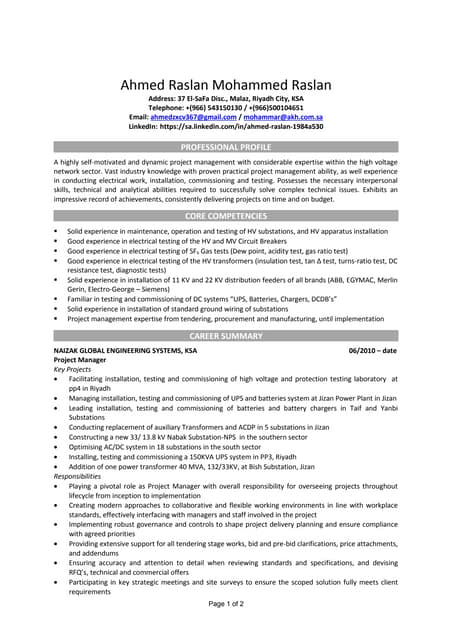 FPL RESUME1115 | PDF