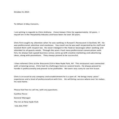 EndorsementStanford Page | DOC