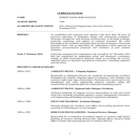 CV Patrick Webster For Posting S4 | PDF