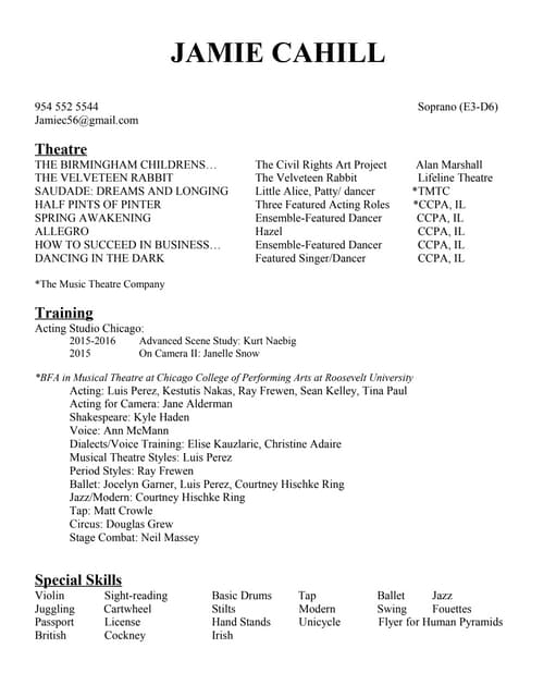 Working Resume 2 | PDF