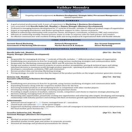 Vaibhav Moondra Resume | PDF