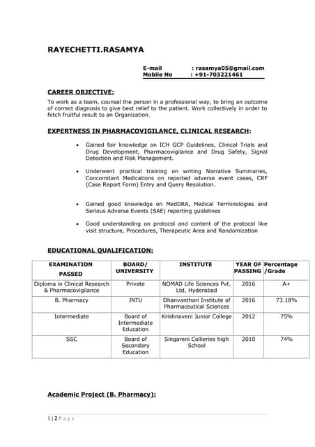 Ankita Tyagi resume | DOCX