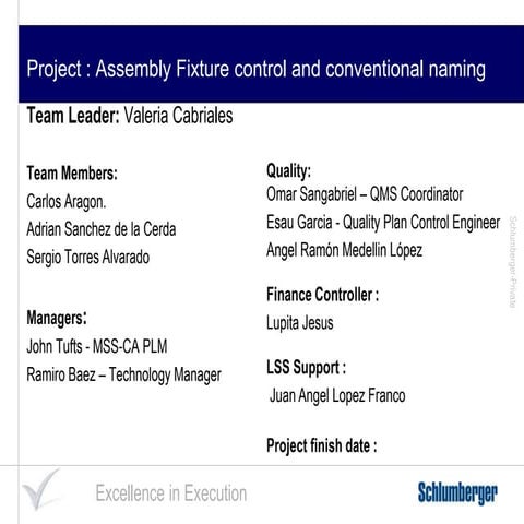 Assembly fixture inventory Report presentation | PPTX | Business ...