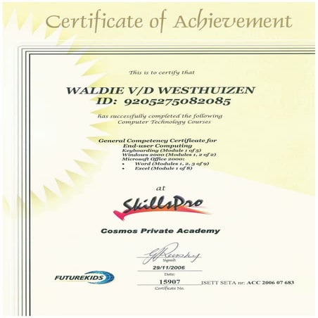 Skillspro - Computer Technology - 1 | PDF