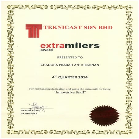 Being innovative award | PDF