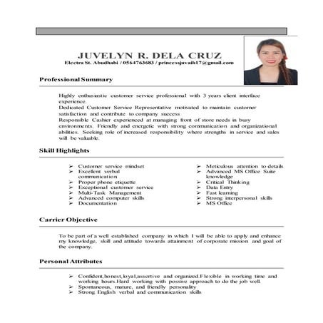 JUVY CV | DOCX