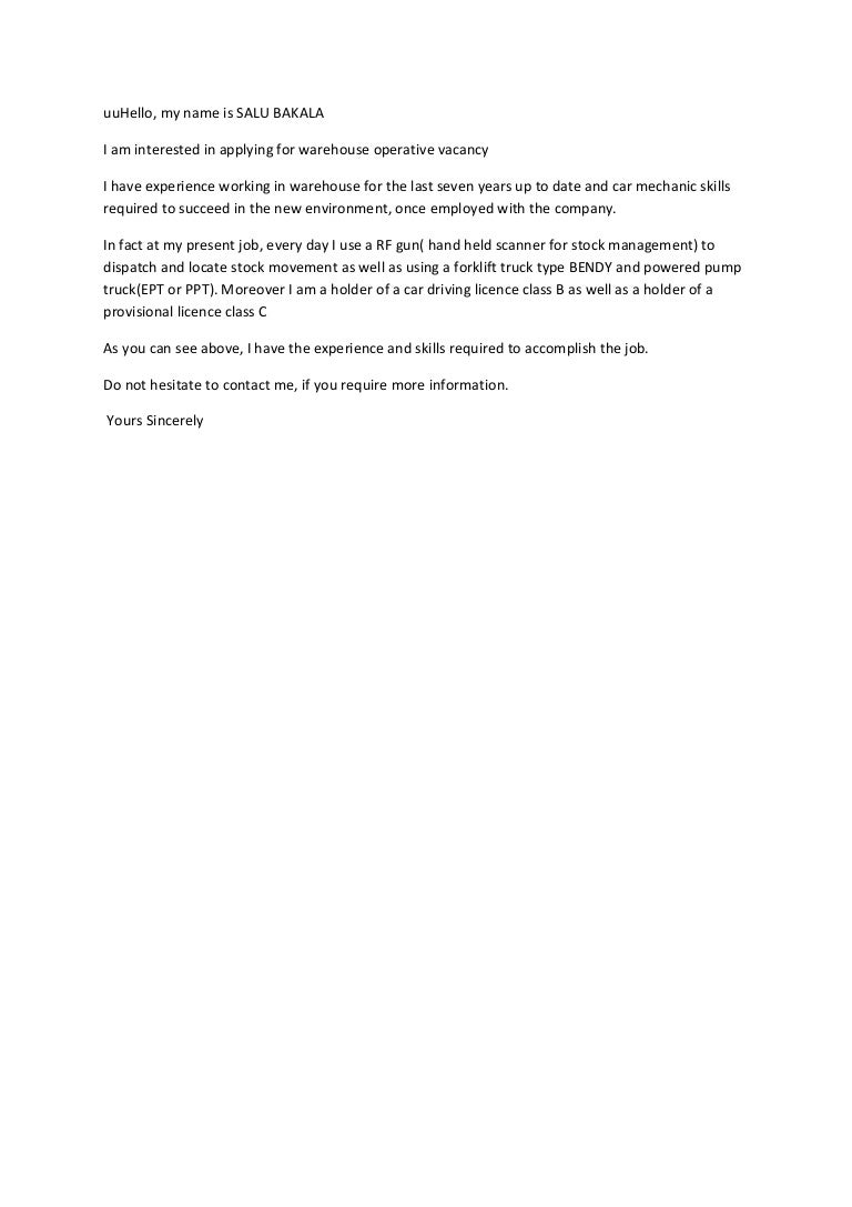 Cover Letter For Warehouse Operative cover-letter-for-warehouse-operative