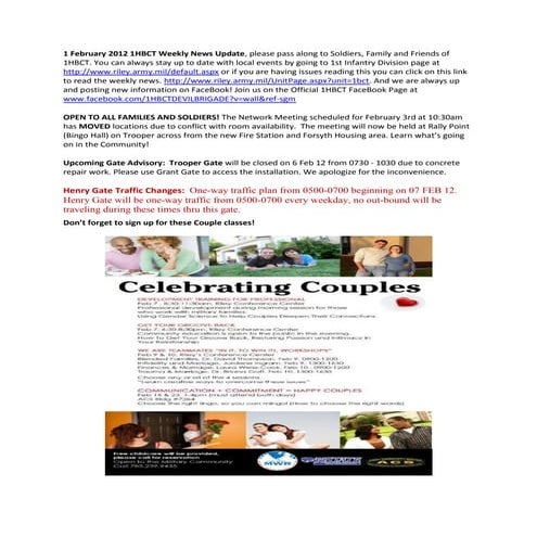 1 February 2012 1 HBCT Weekly News Update | PDF