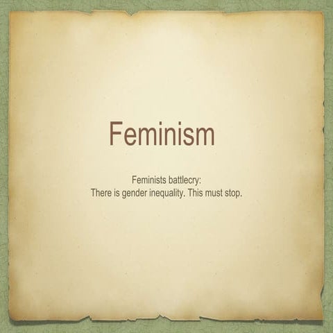 Feminism | PPT