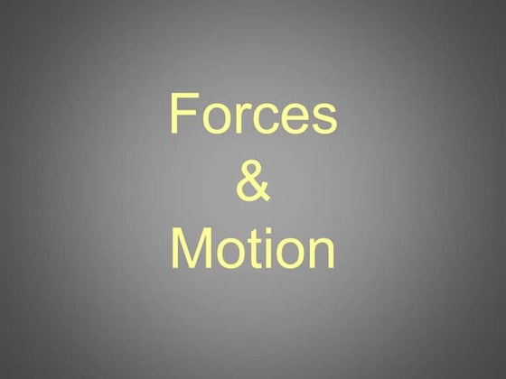 Newton’s first law of motion | PPT