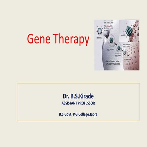 study OF gene therapy | PPT