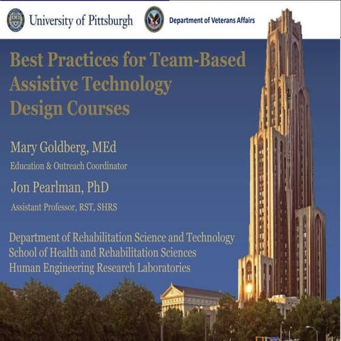 Open 2013: Best Practices for Assistive Technology Design Classes and ...