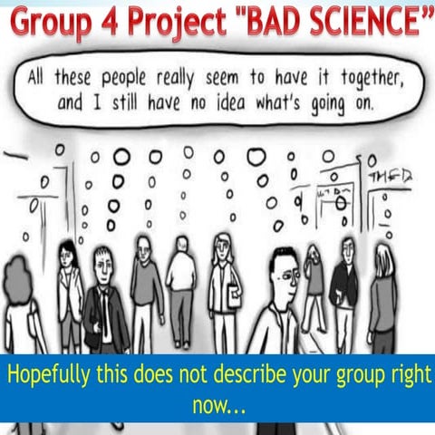 IBDP Group 4 Project: Bad Science Implementation Phase | PPTX ...