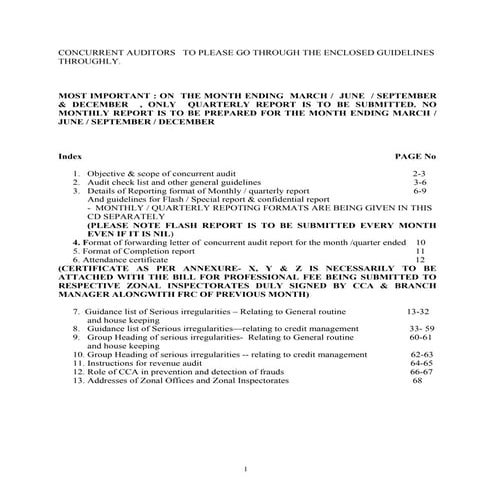 1 guidelines for_concurrent_auditors | PDF