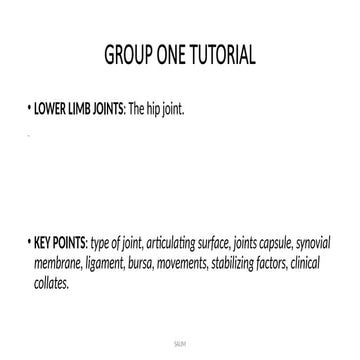 Hip joint anatomy | PPT