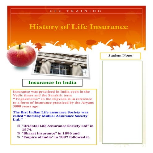 1 history of_life_insurance | PDF
