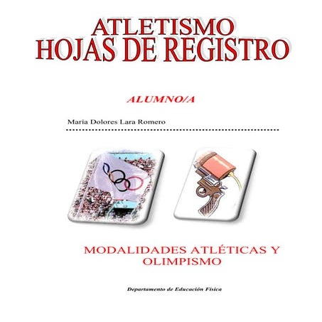 hojas de registro atletismo y olimpismo | DOCX
